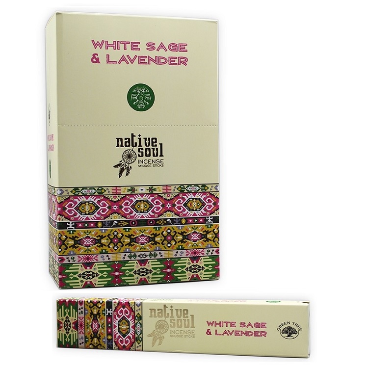 Native Soul White Sage & Lavender 15gr (12) | Green Tree | Wierook ...